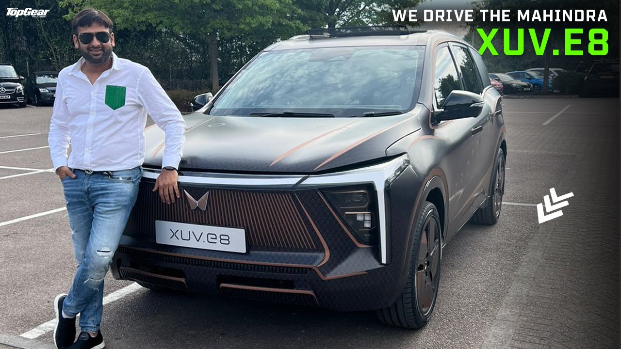 Mahindra XUV.e8 Driven for the first time | BBC TopGear India - YouTube