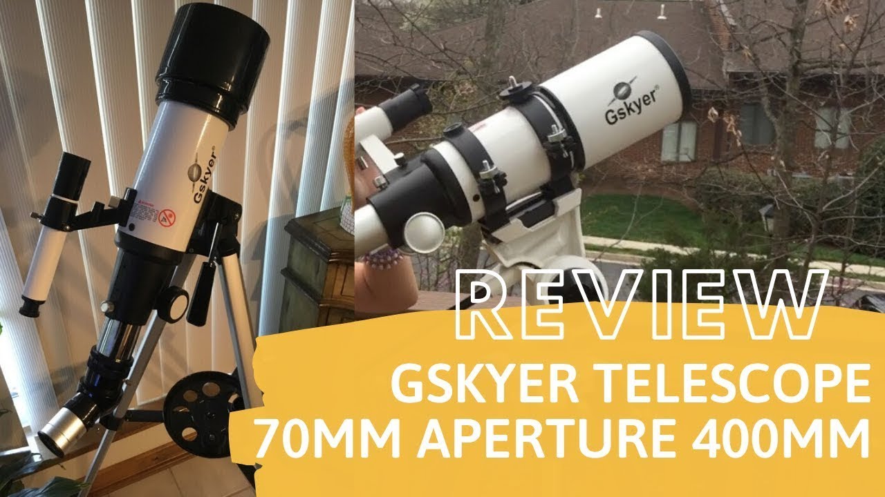 Gskyer Telescope 70400 Astronomical Refracting Telescope Youtube
