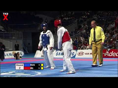 Taekwondo Worlds 2005 Male Light Final - Alan Akoev (Russia) v Hadi Saei (Iran)