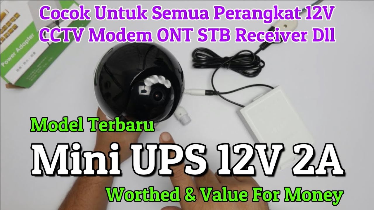 Review Mini UPS Model Terbaru Tahan Selama 3 Jam Cocok Untuk Modem CCTV ...