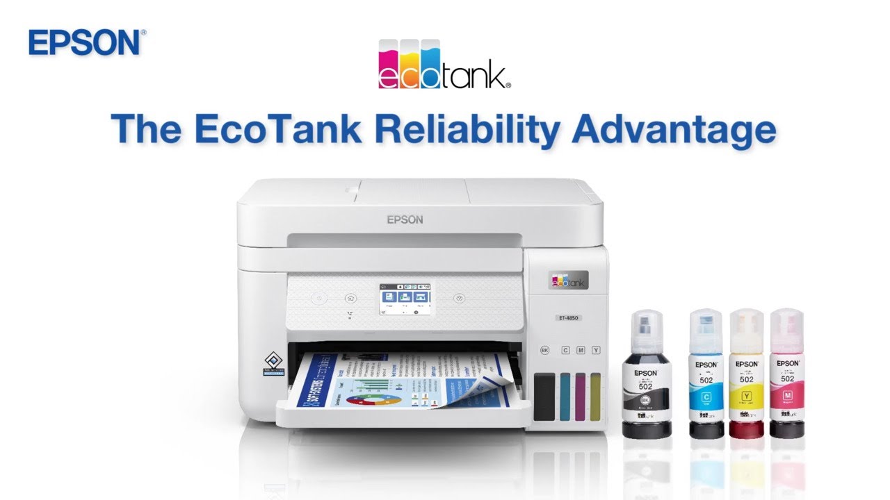 Home Printer Refillable Printer Epson Ecotank Printer Youtube 2679