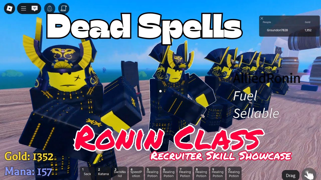 Bloxinformer BUSTED! Ronin Class Taming Myth EXPOSED in Dead Spells ...