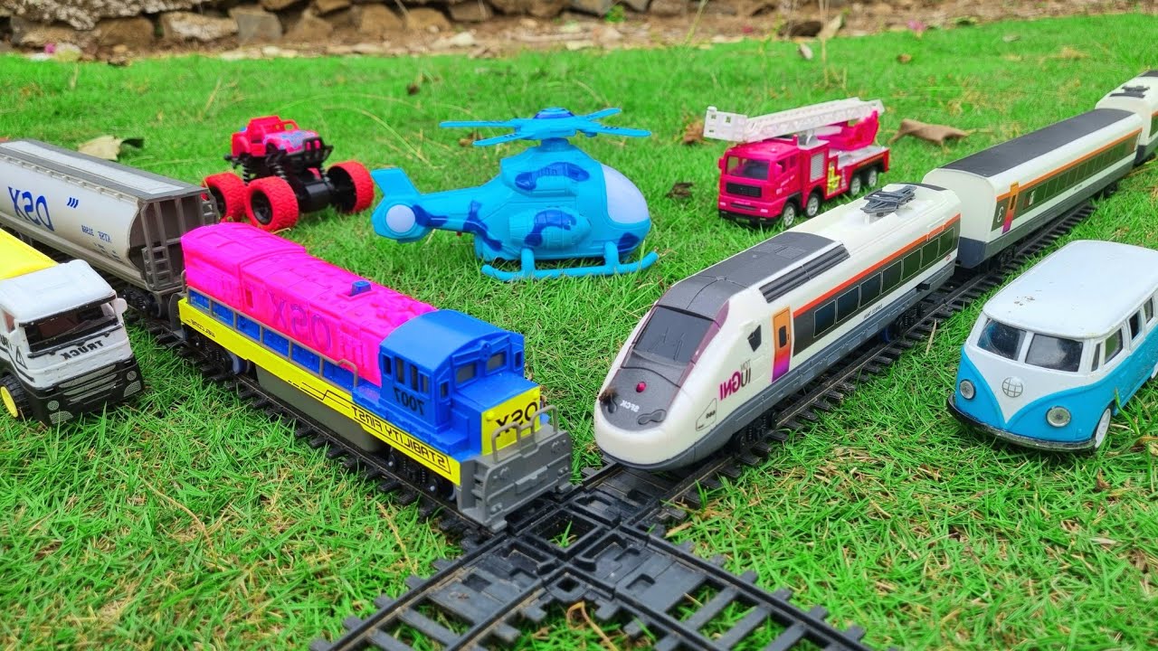 Merakit Mainan Kereta Api Cepat Mainan Kereta Api Diesel Mainan Pesawat ...