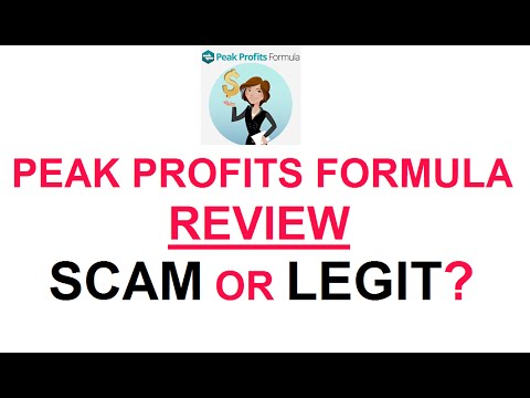 Peak Profits Formula Review - Is Peak Profits Formula Scam Or Legit? - YouTube