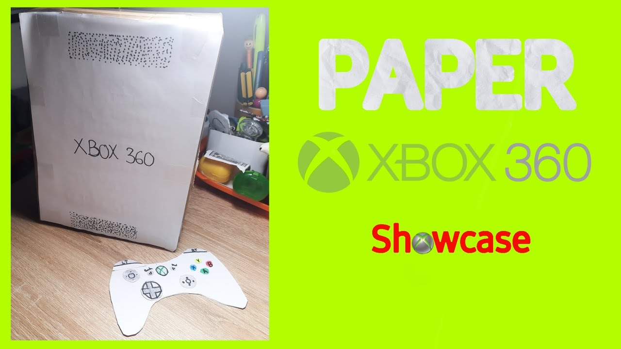 Xbox 360 🎮 Paper Showcase - YouTube