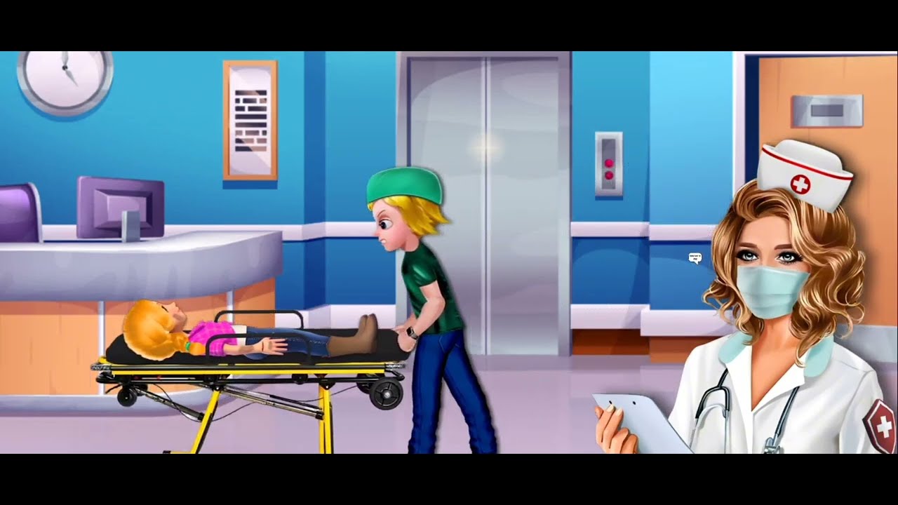 Ambulance rescue Cute Girl"rescue/Android mobile game - YouTube
