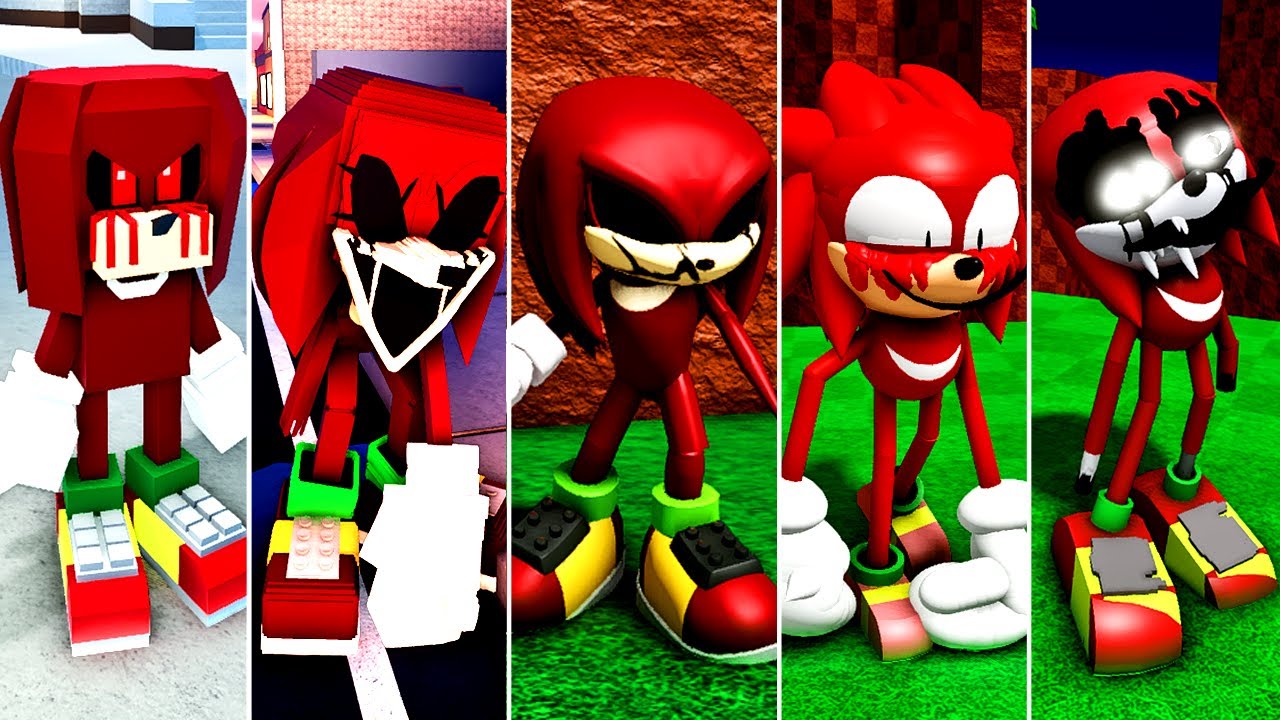 EVOLUÇÃO DO KNUCKLES.EXE ! (NOVO) (Evolution of All Knuckles.exe) - YouTube