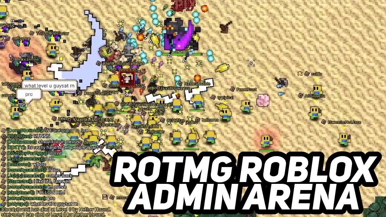 ROTMG ROBLOX ADMIN ARENA EVENT!!!! - YouTube