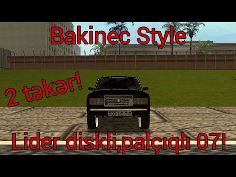 MTA SAN ANDREAS-BAKİNEC STYLE|LİDER DİSKLİ,PALÇIQLI 07 İLƏ AVTOŞLUQ!