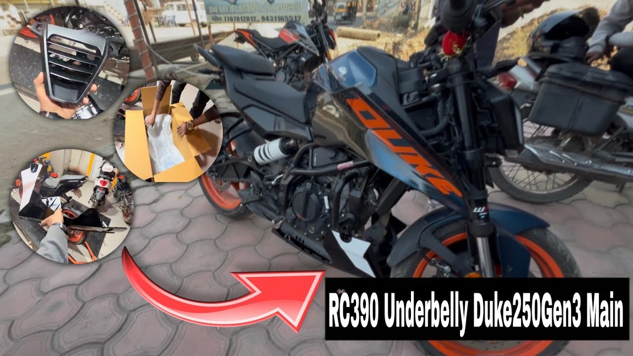DUKE 250 GEN 3 MAIN UNDERBELLY INSTALLATION ️ - YouTube