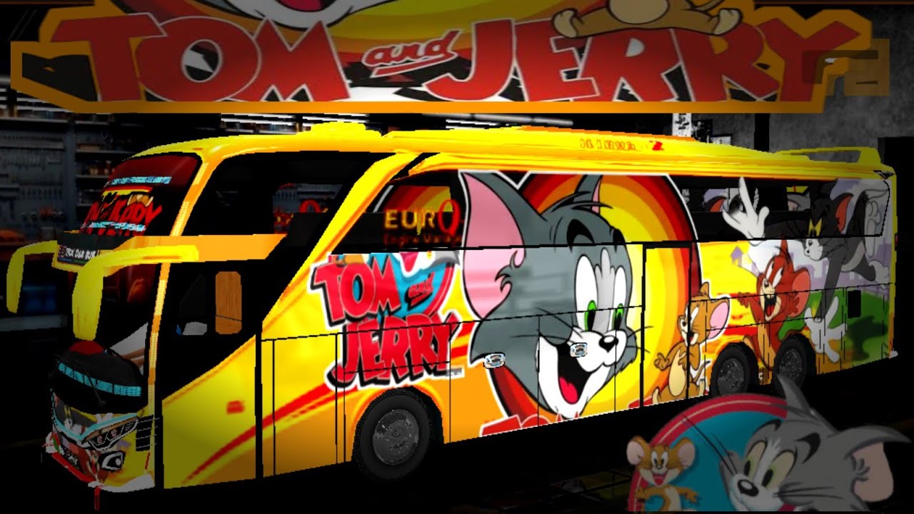 BUS TOM & JERRY FULL TELOLET - YouTube