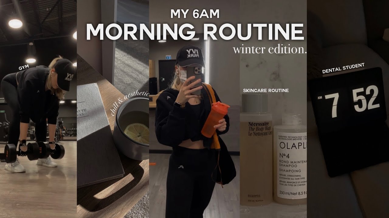 MY 6AM WINTER MORNING ROUTINE: Productivity Through The Colder Months ...