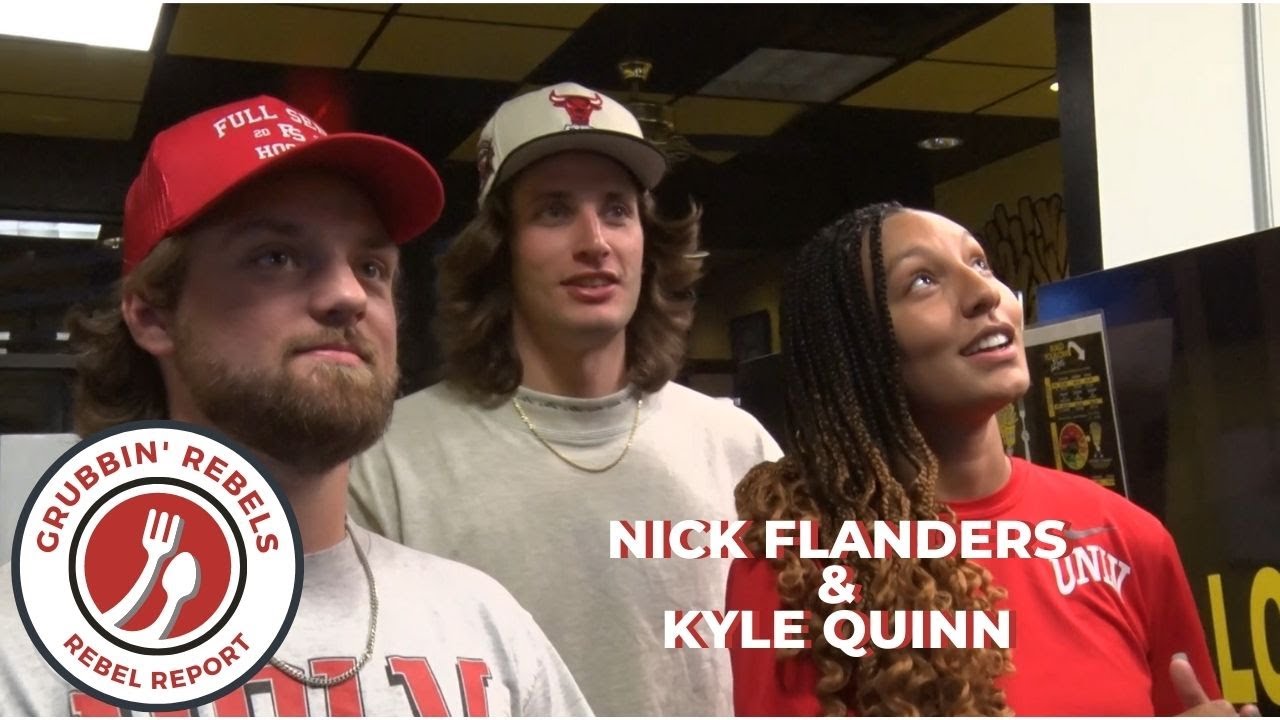 Grubbin’ Rebels | Nick Flanders & Kyle Quinn UNLV Rebel Hockey - YouTube