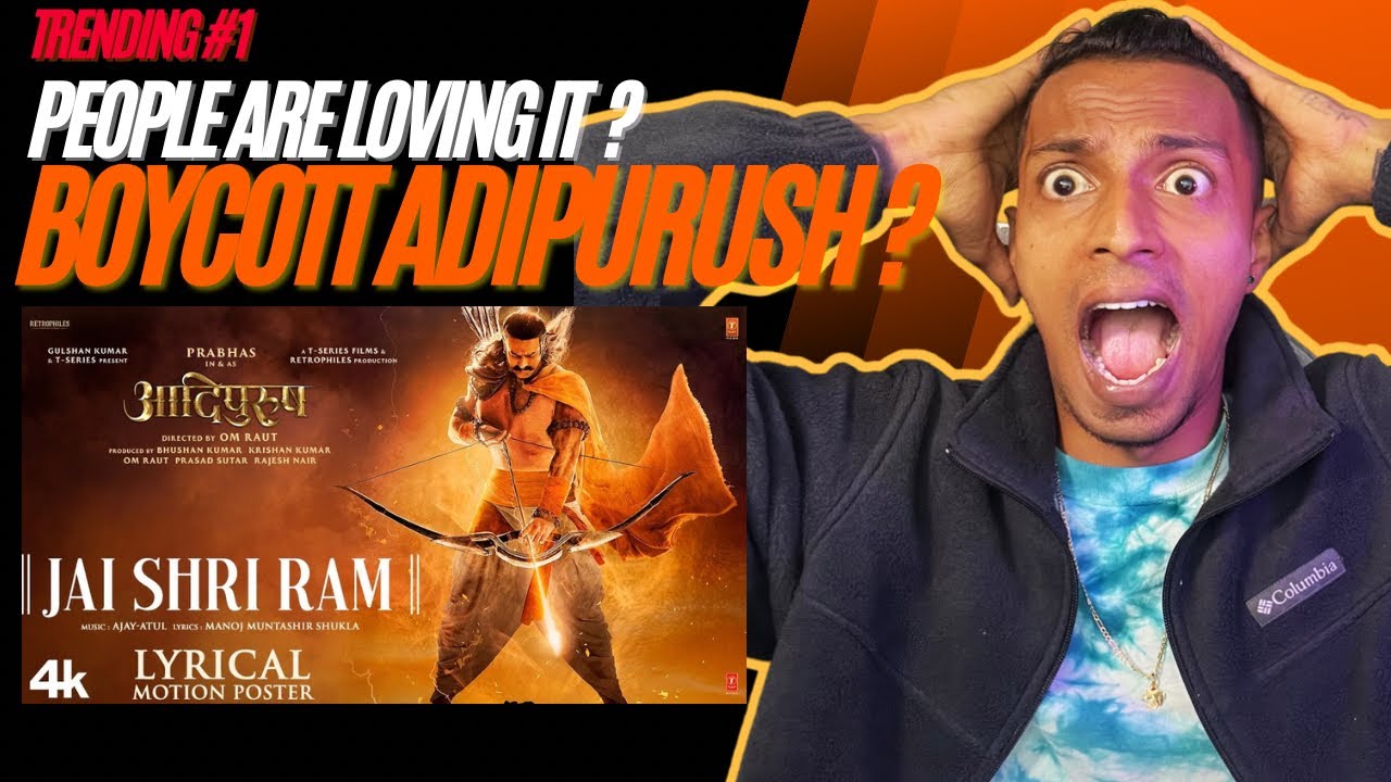 "Unforgettable Anthem: My Reaction to Jai Shri Ram Song!" |Adipurush ...