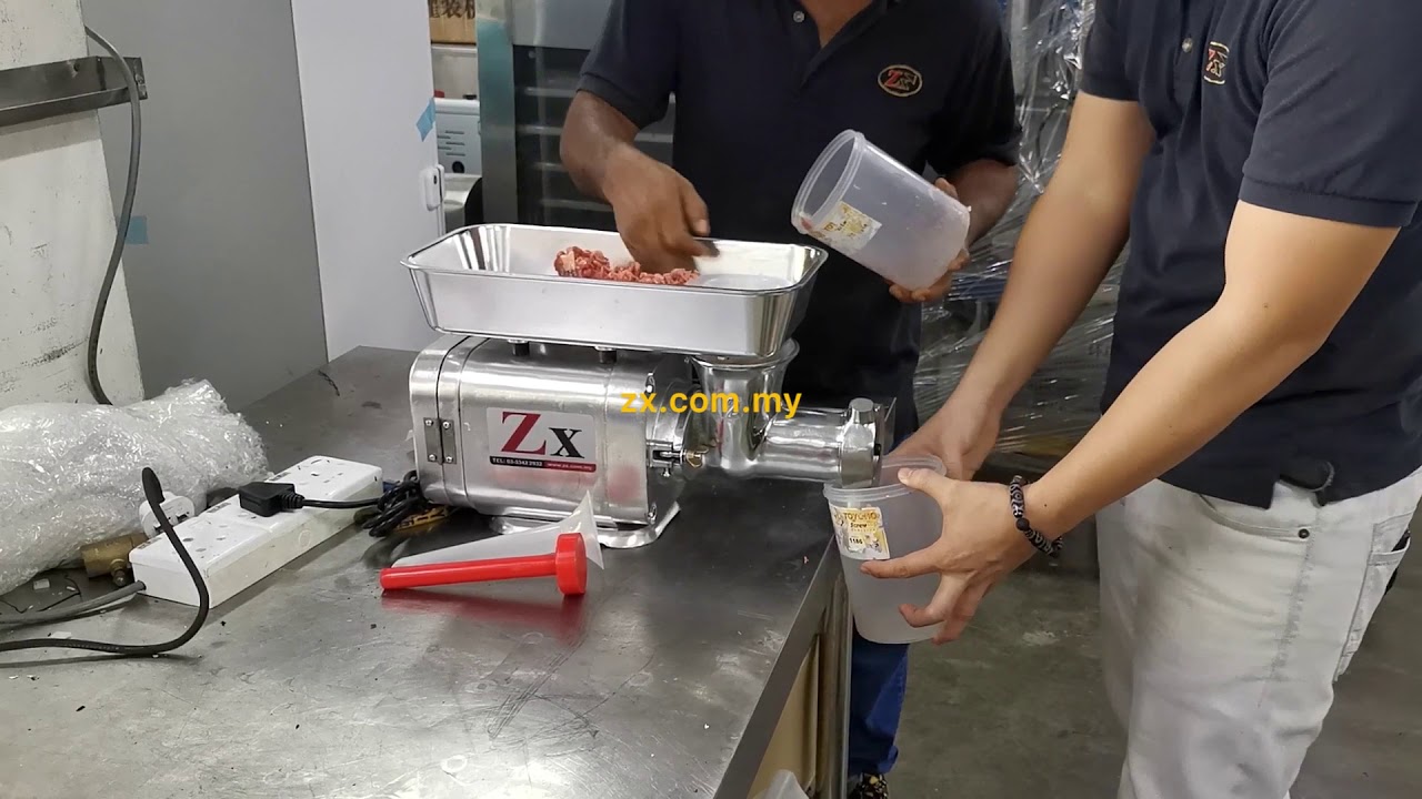 MESIN PENGISAR DAGING / MEAT MINCET MACHINE - YouTube