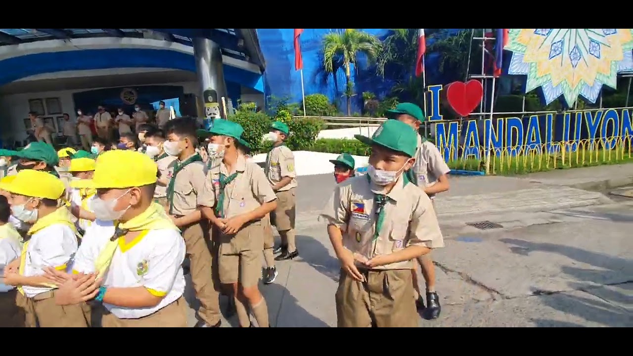 Bsp City of Mandaluyong - Scouting Month Opening - Sunrise Parade - YouTube