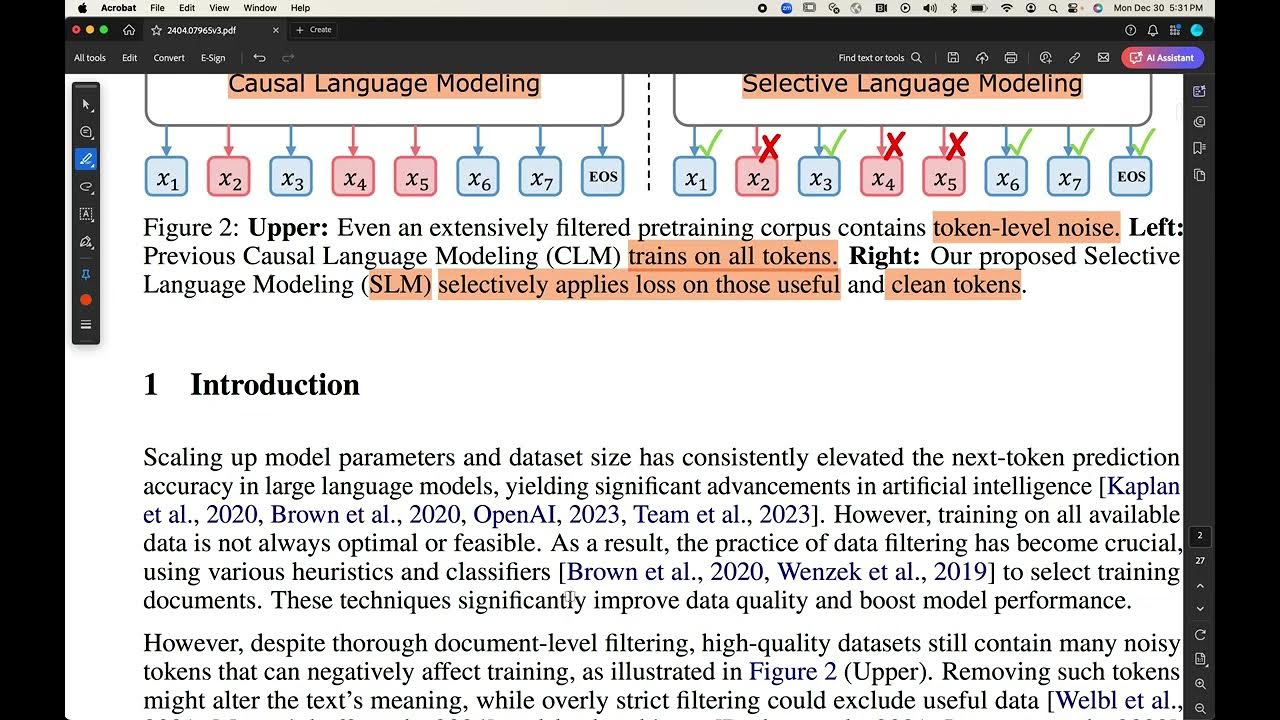 RHO-1: Not All Tokens Are What You Need - YouTube