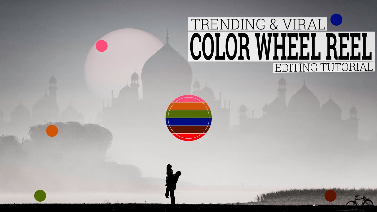 Viral & Trending Color Wheel Instagram Reel Adobe Photoshop and ...