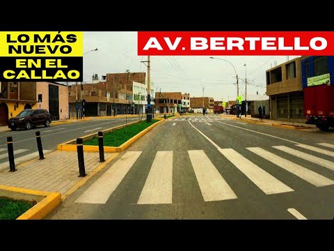Nueva Av BERTELLO en el CALLAO - YouTube