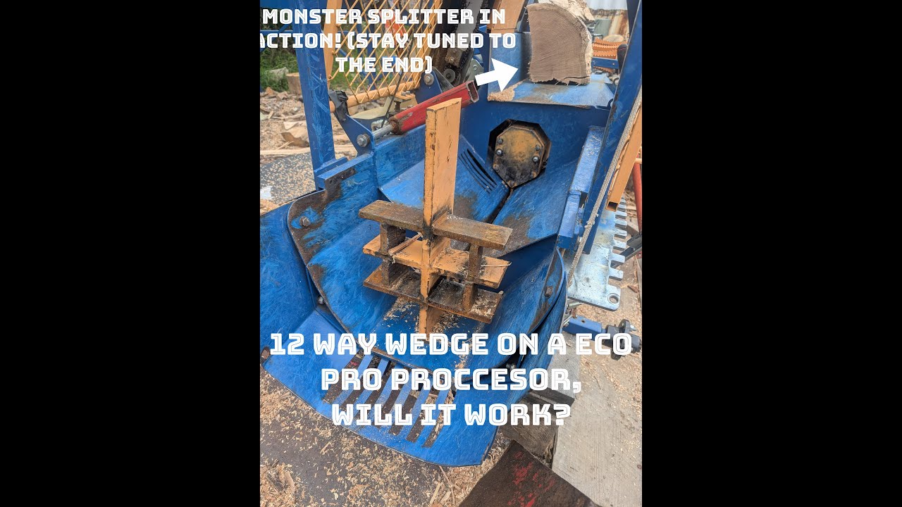 12 Way Wedge on a Range Road Firewood Processor 4K - YouTube