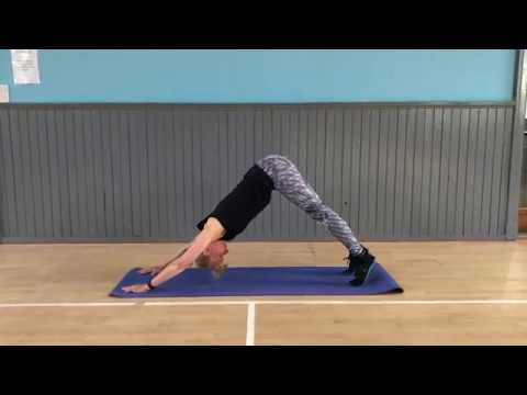 Plank and inverted V variations for strength - YouTube