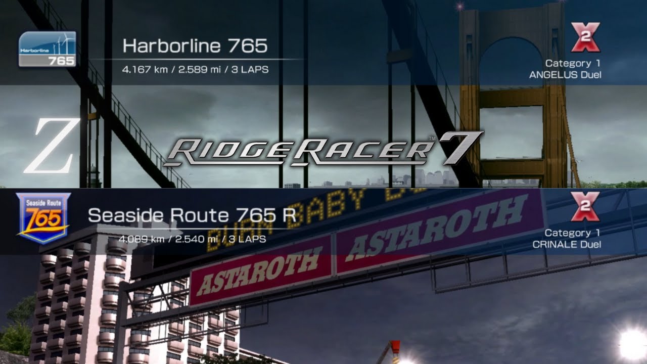 Ridge Racer 7 Extreme Battle (Ultranova vs Angelus & Crinale) - YouTube