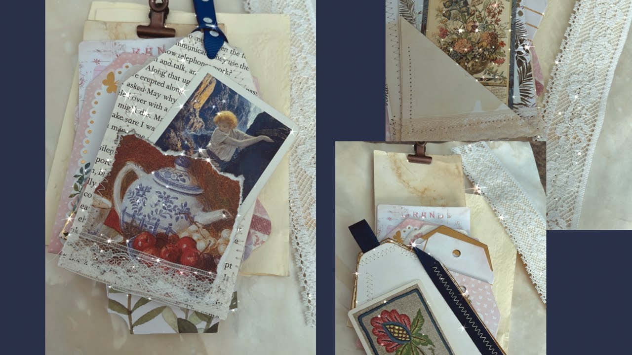 Ephemera embellishments & jewelry - YouTube