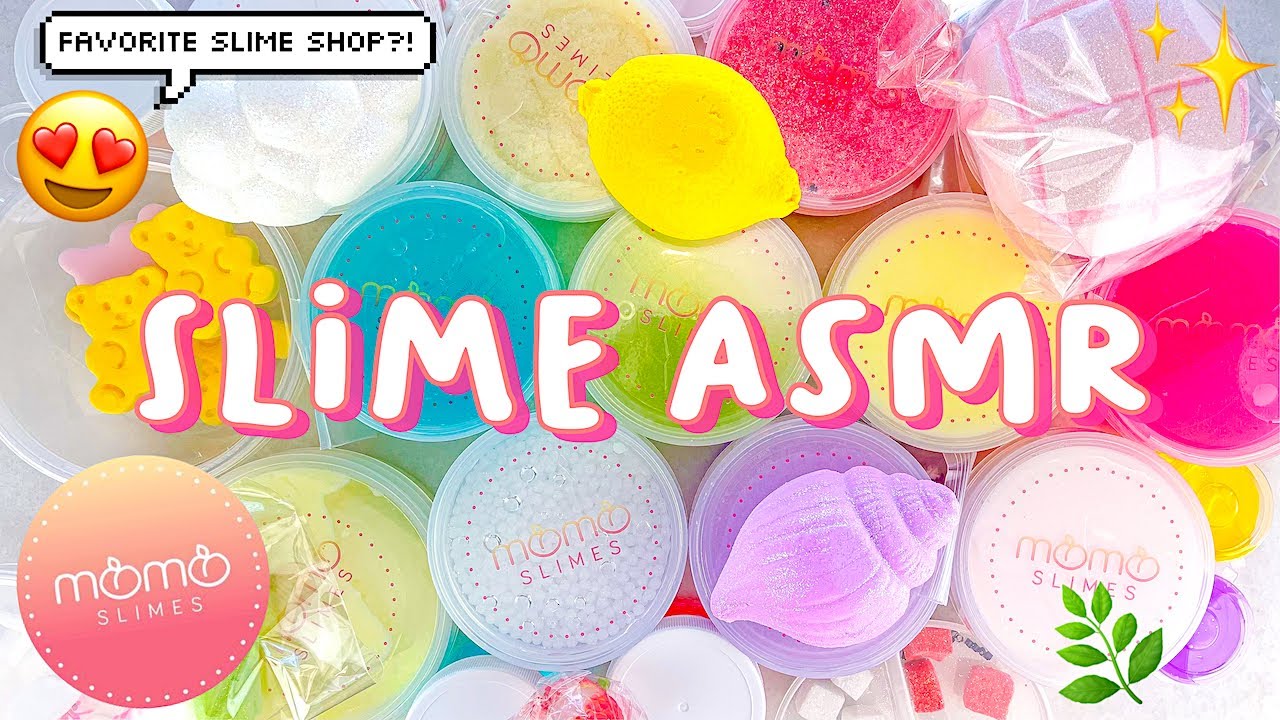 Satisfying Slime Asmr 175 Momo Slimes Unboxing Youtube