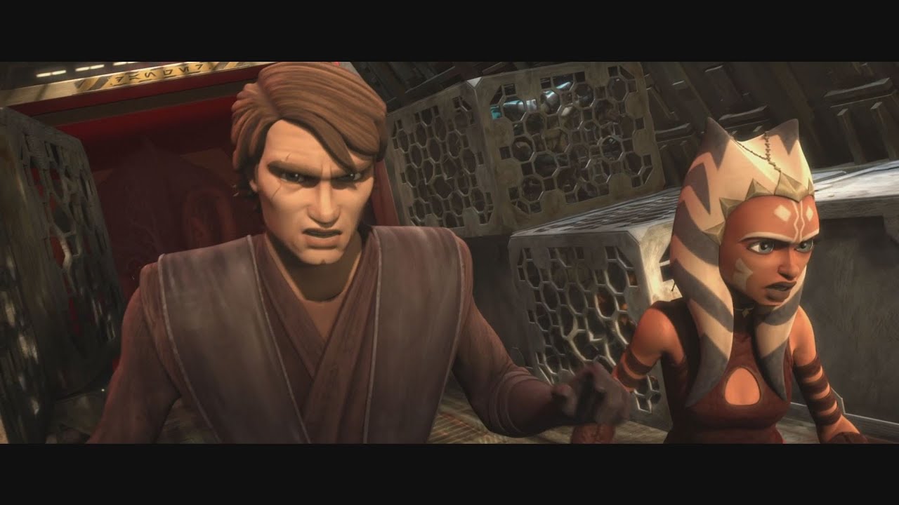Star Wars: The Clone Wars - Ahsoka Tano & Anakin vs Darts D'Nar ...