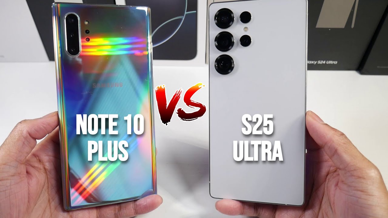 Samsung Galaxy S25 Ultra VS Samsung Galaxy Note 10 Plus (Camera Comparison, PUBG & Display ...