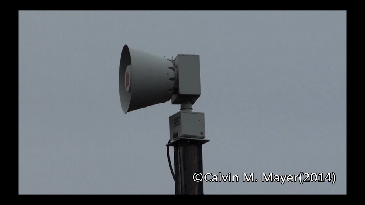 Bowling Green, OH 2001-SRNB Siren Test 12-6-14 - YouTube