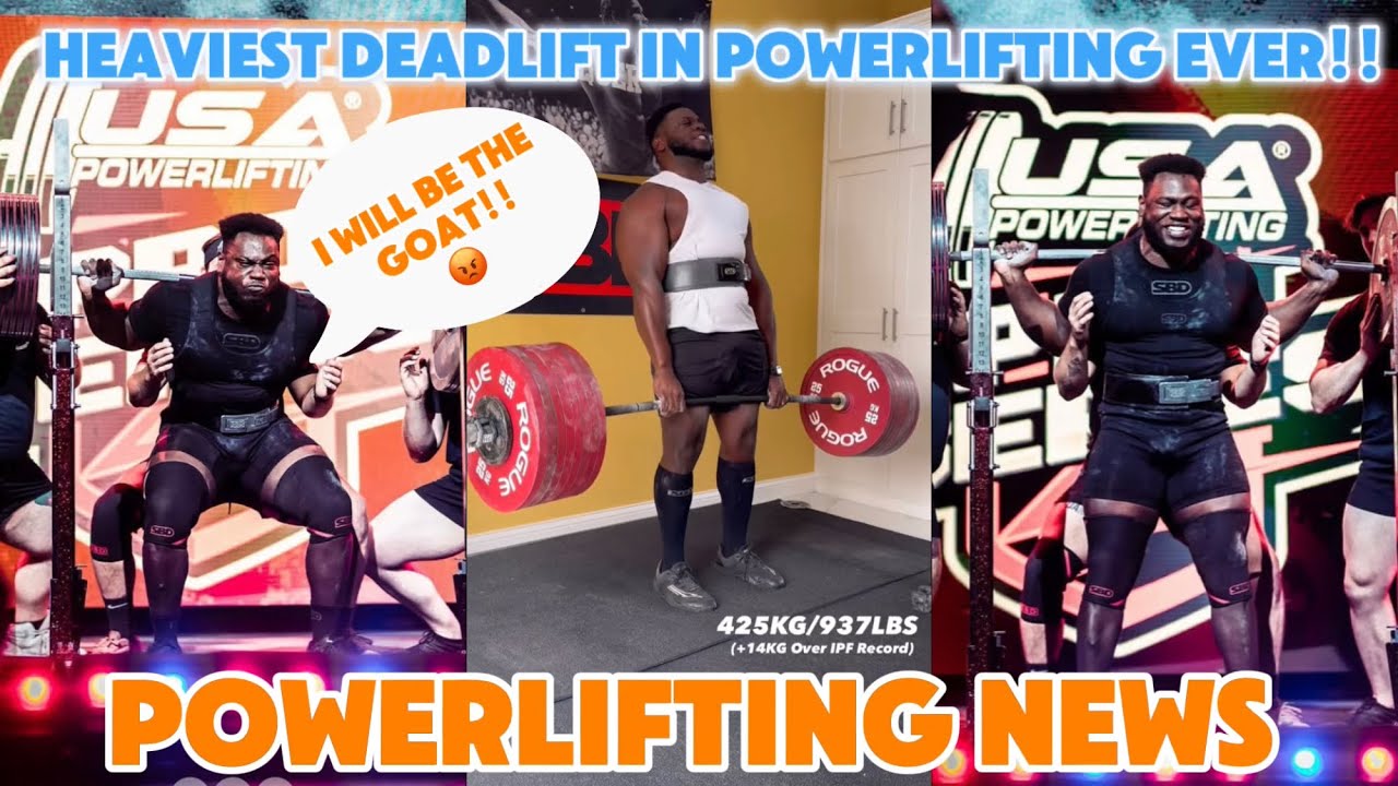Heaviest DEADLIFT in Powerlifting EVER!! | Why Rondel Hunte will become ...