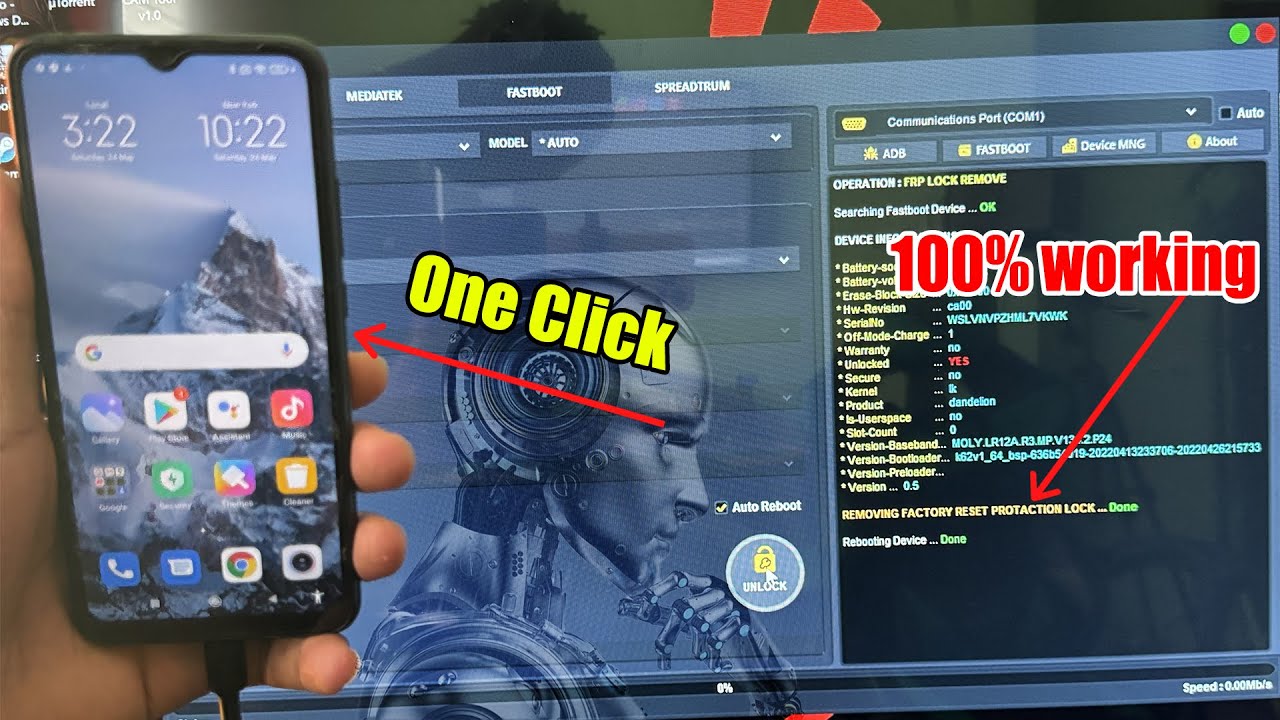 🚀 Free One Click FRP and Password Unlock Tool 2025 | Proof 100% Working ...