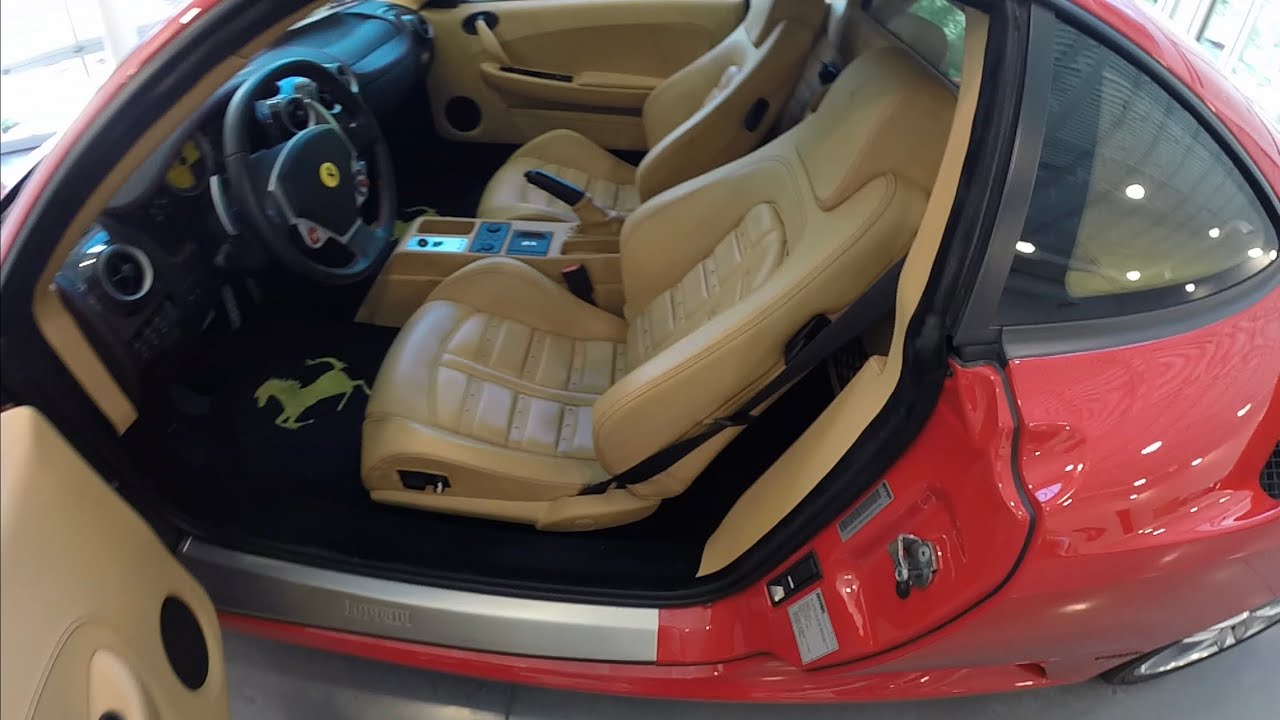 Checking Out the Interior of this 2008 Ferrari F430 Berlinetta - YouTube