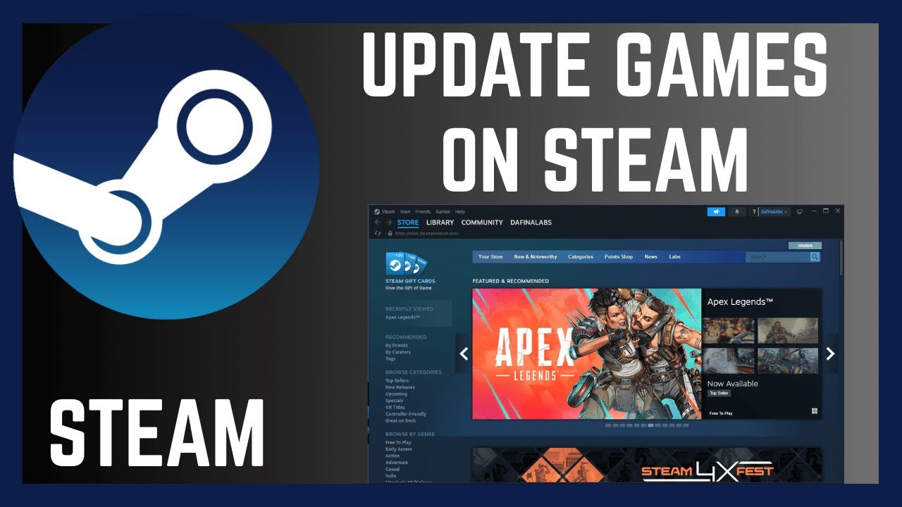 How To Update Games On Steam - YouTube