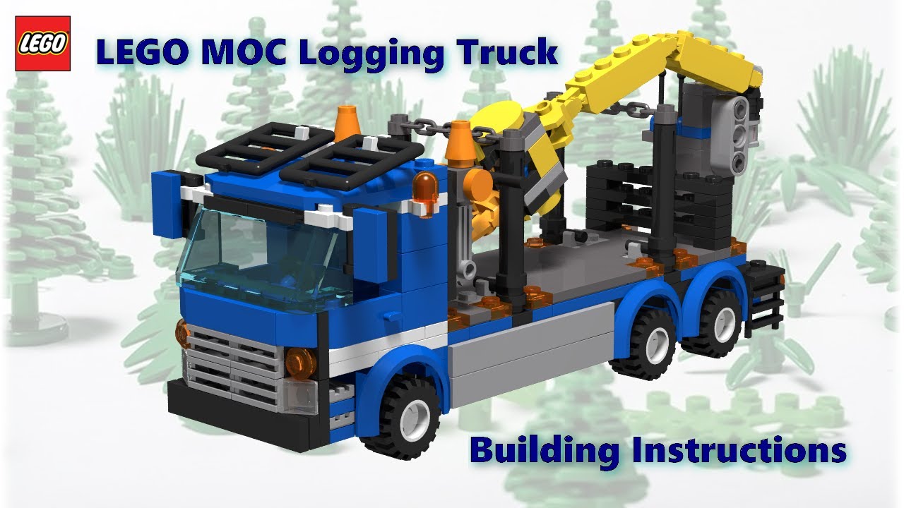 LEGO Logging Small Truck.Building Instructions. - YouTube