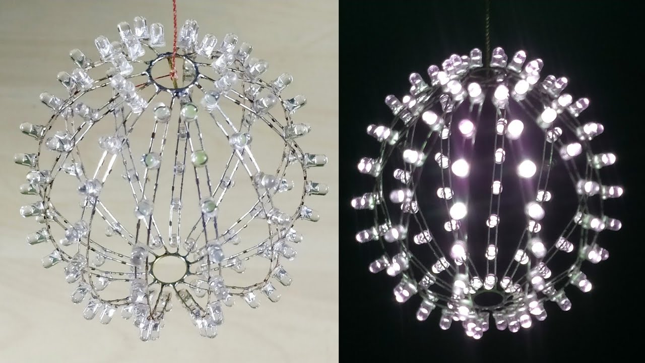 Awesome LED Light Project Using DC Motor - YouTube
