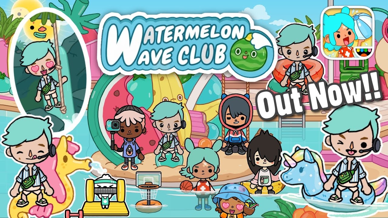 New Location Out Now!! Full Review in Watermelon Wave Club😱🤩💙 | Toca ...