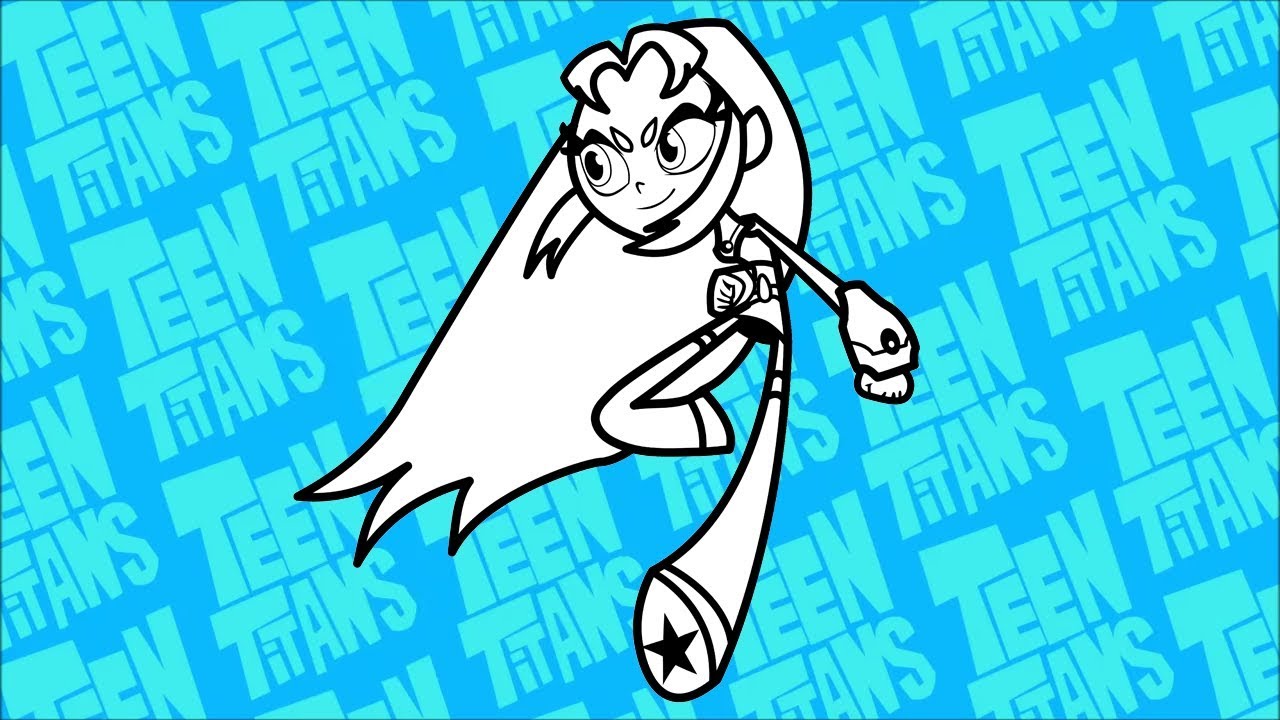 Teen Titans Go! Color Swap Starfire Coloring Book - YouTube