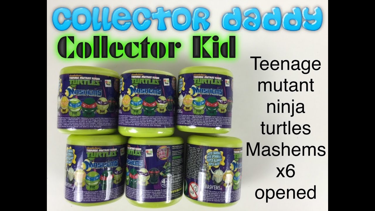 Teenage Mutant Ninja Turtles Mashems X 6 opened - YouTube
