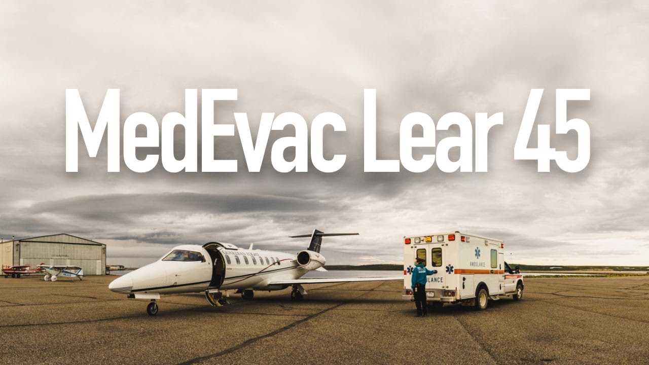 Medevac Learjet 45 - YouTube