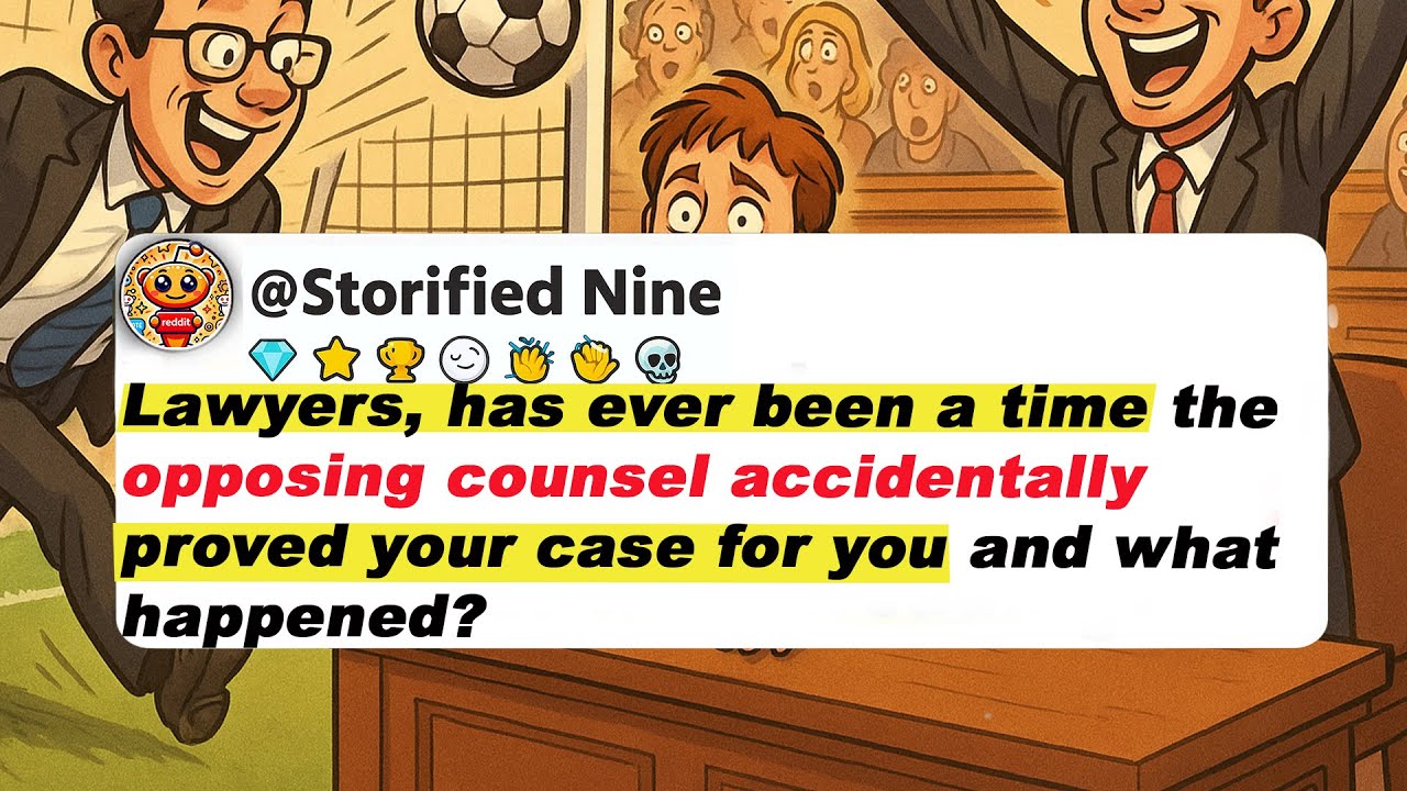 Lawyers, has there ever been a time the opposing counsel accidentally ...