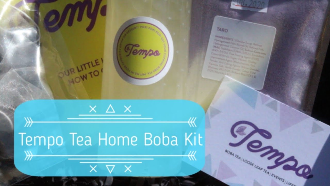 Tempo Tea Home Boba Kit Unboxing - GIFTED/SPONSORED - YouTube
