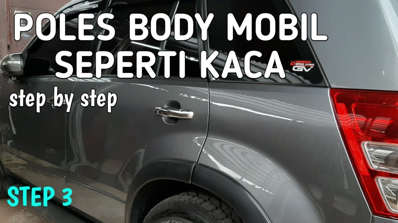 BODY CAR DETAILING POLISH | STEP 3 | Dual Action Polisher Car Detailing ...