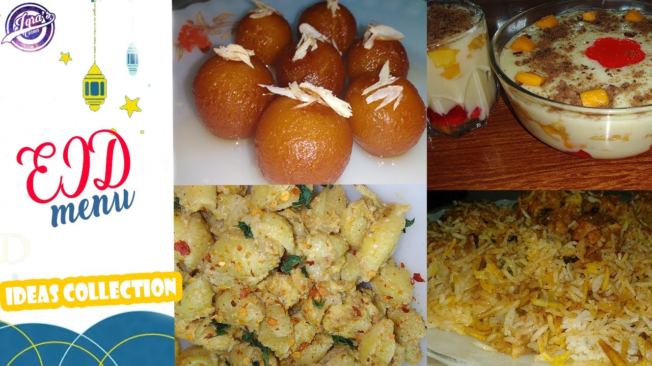 Eid Menu Ideas Collection By Iqra's Corner|2020 - YouTube