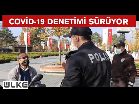 Polis ekipleri sigara içen ve maske takmayanlara ceza uyguladı