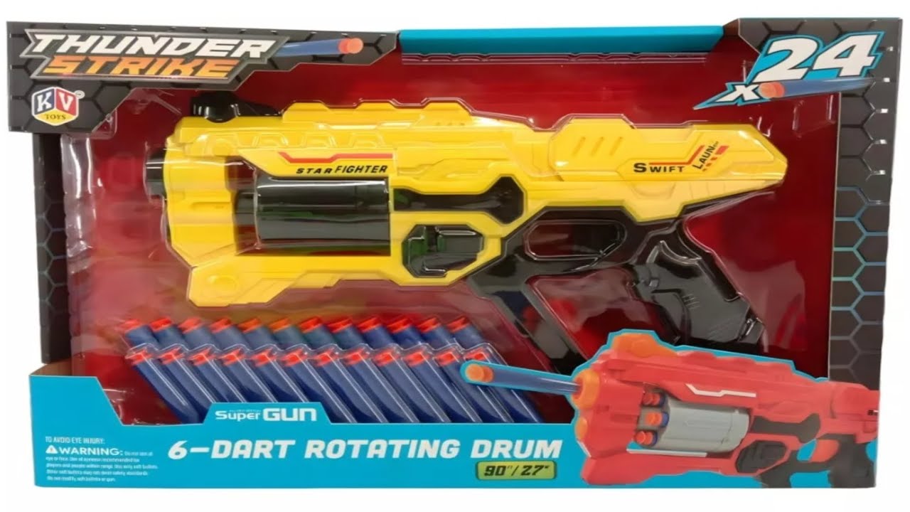 Machine gun Unboxing and testing gun# - YouTube