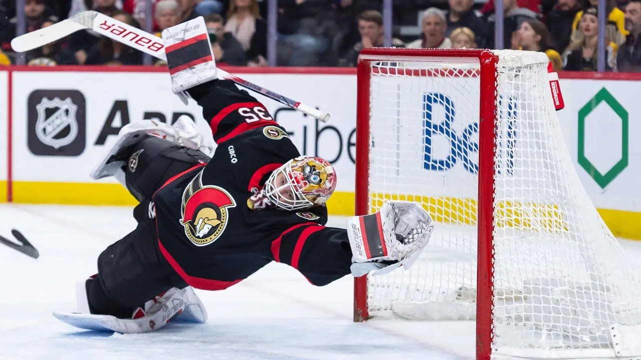 NHL: Diving Glove Saves Part 2 - YouTube