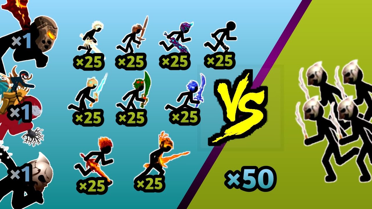Stick War Legacy: All Units vs 50 Minion💀🔥 - YouTube