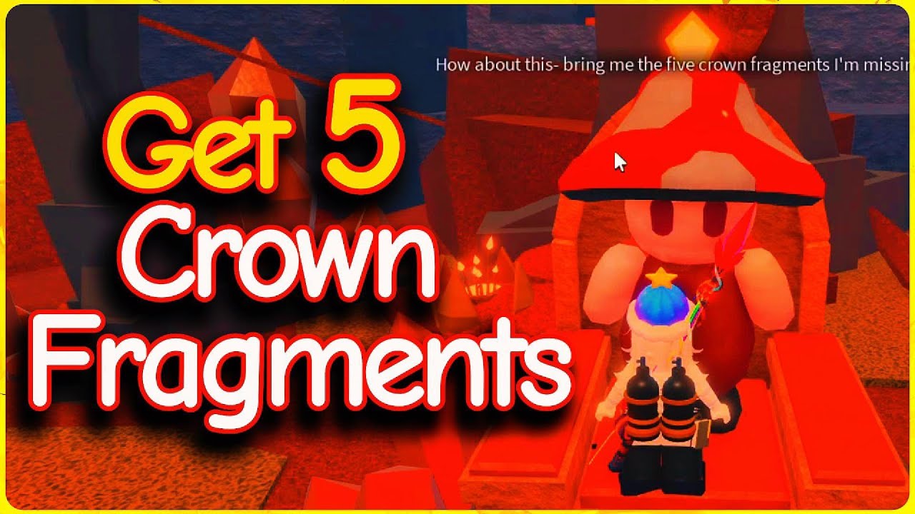 How to GET ALL 5 CROWN FRAGMENTS for Crimson King in FISCH — EASY GUIDE ...